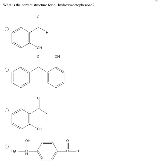Solved What is the correct structure for | Chegg.com