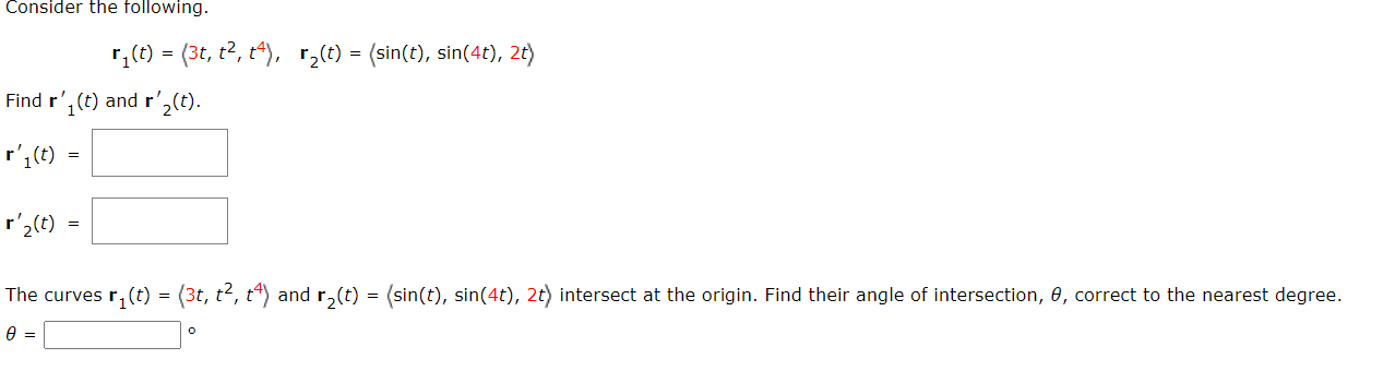 Solved Consider the following. | Chegg.com