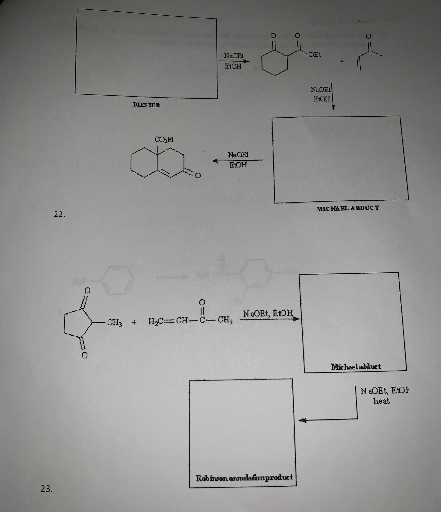 Solved Draw the structures of each of the missing products | Chegg.com