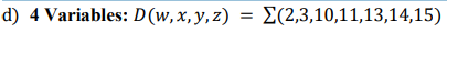 Solved Use Karnaugh maps to simplify the following Boolean | Chegg.com