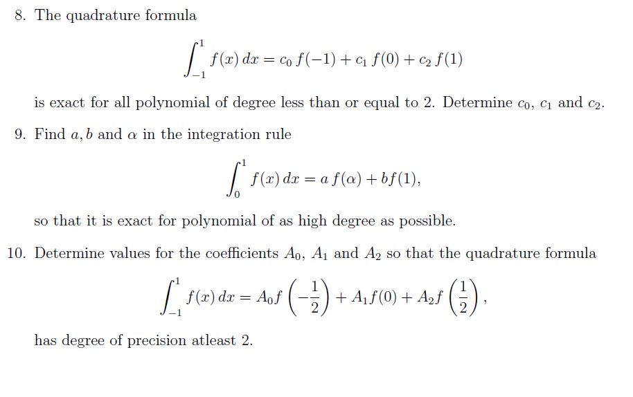 Solved The quadrature | Chegg.com