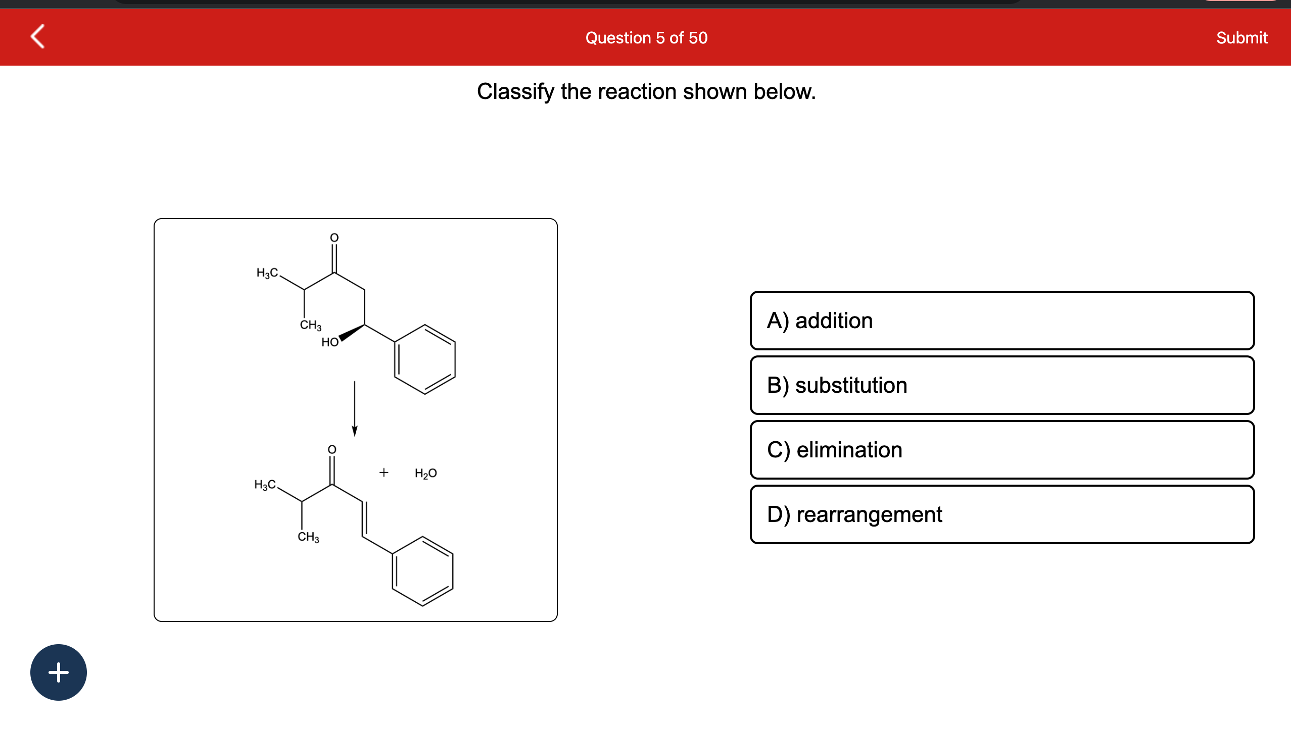 Solved Classify the reaction shown | Chegg.com