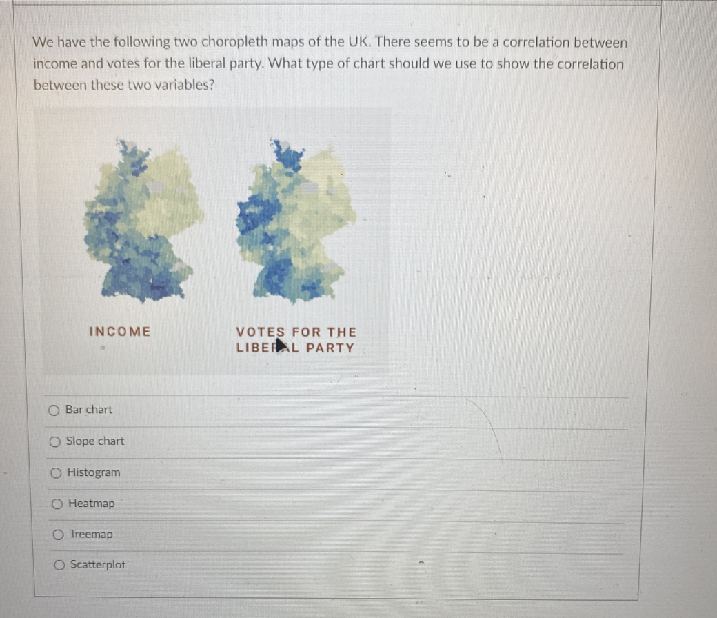 Solved We have the following two choropleth maps of the UK. | Chegg.com