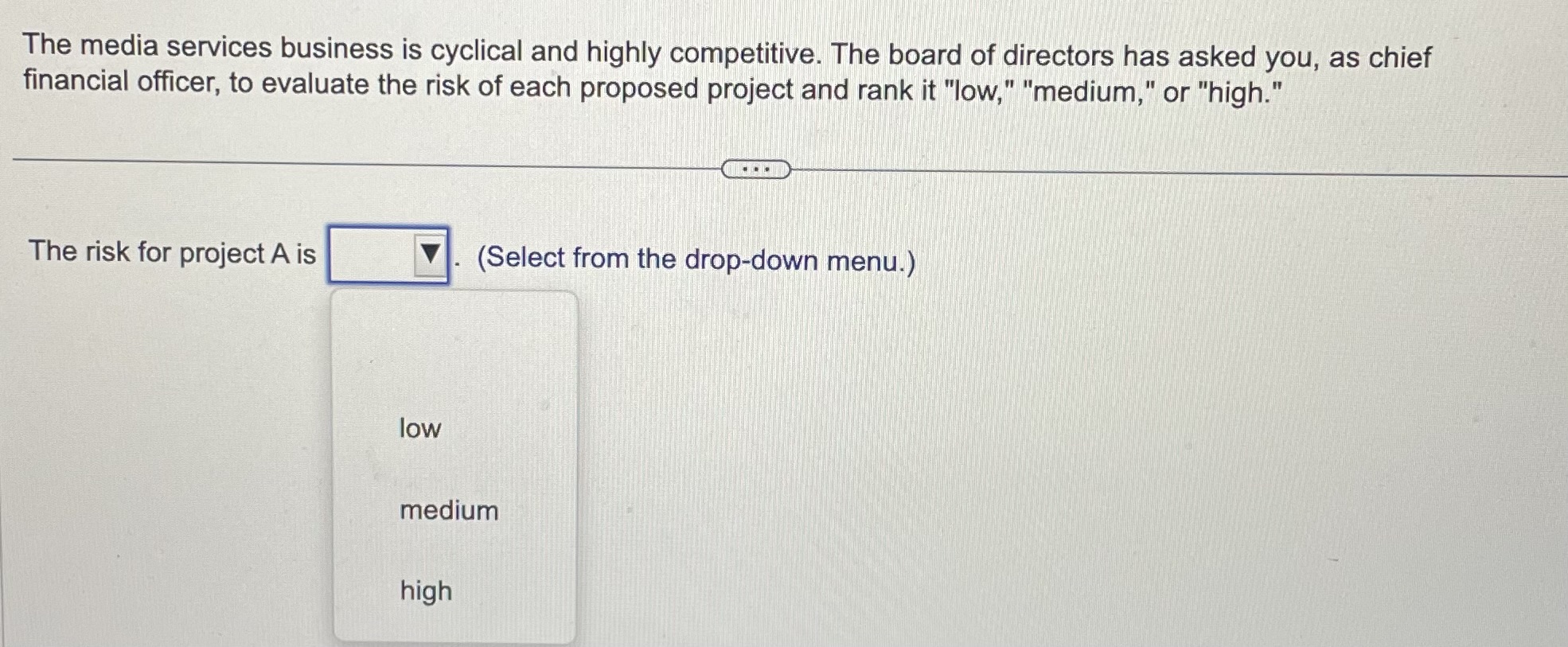 Solved Recognizing risk Spin Corp., a media services firm | Chegg.com