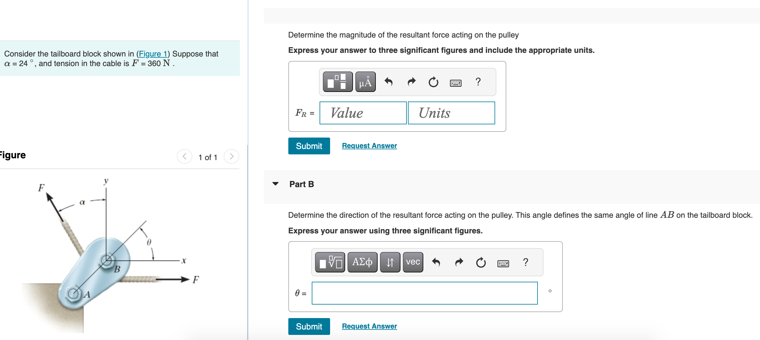 Solved Consider the tailboard block shown in (Figure 1) | Chegg.com