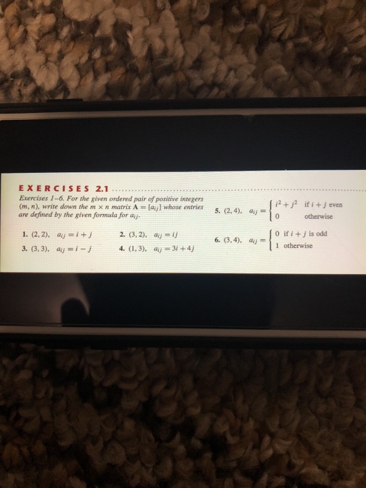 Solved EXERCISES 2.1 Exercises 1-6. For the given ordered | Chegg.com