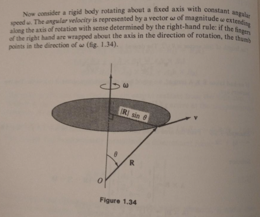 Solved 5 If The Vector ω In Figure 1 34 Is Constant Then
