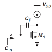 [Solved]: Using Millers theorem, estimate the input capacita