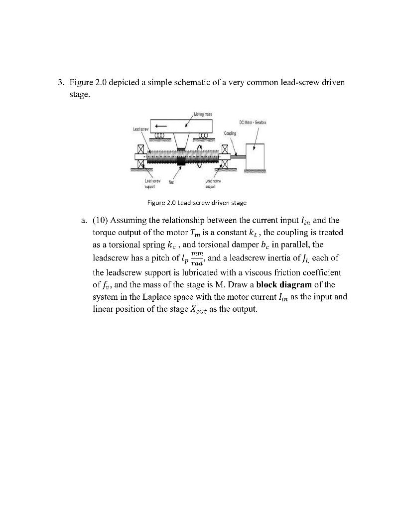 Solved 3. Figure 2.0 depicted a simple schematic of a very | Chegg.com