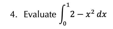 Solved ∫012−x2dx | Chegg.com