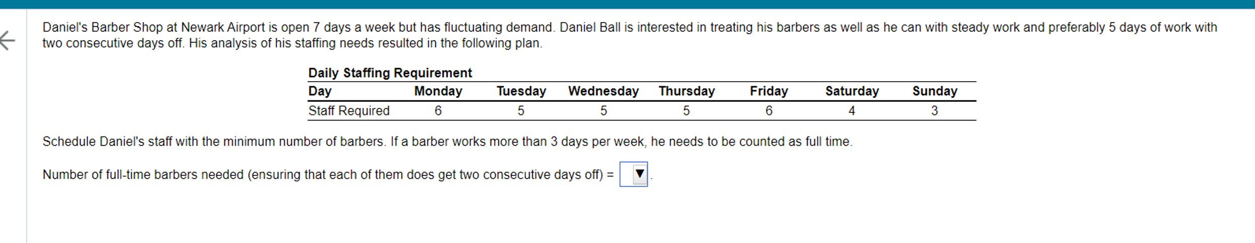 Solved two consecutive days off. His analysis of his | Chegg.com