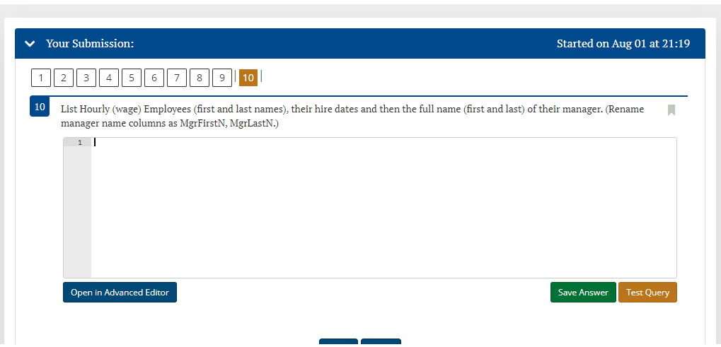 Solved These are queries that use the full Red Cat Database | Chegg.com