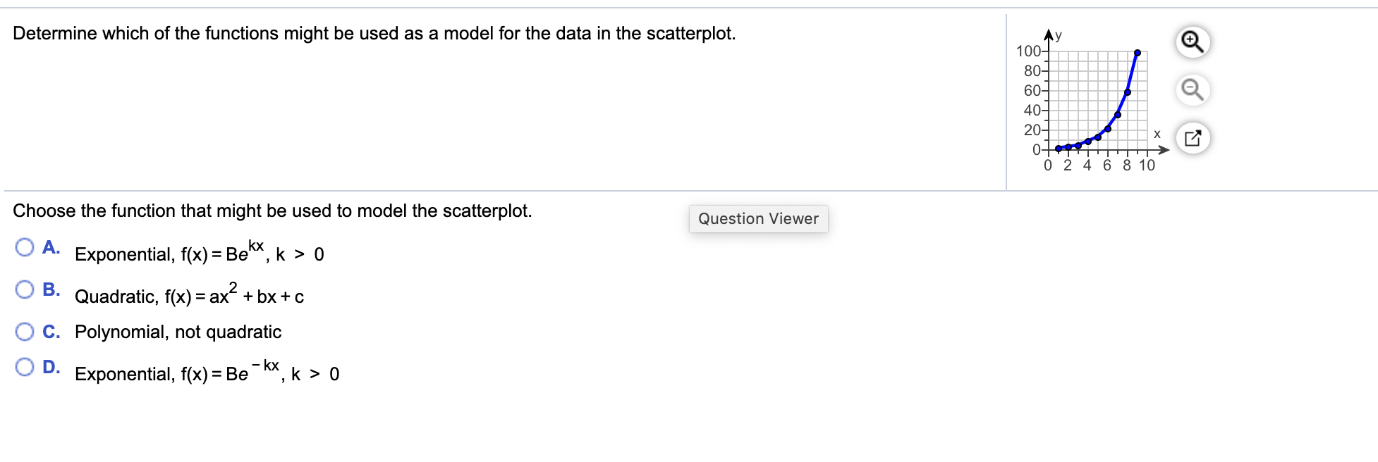 Solved Determine which of the functions might be used as a | Chegg.com