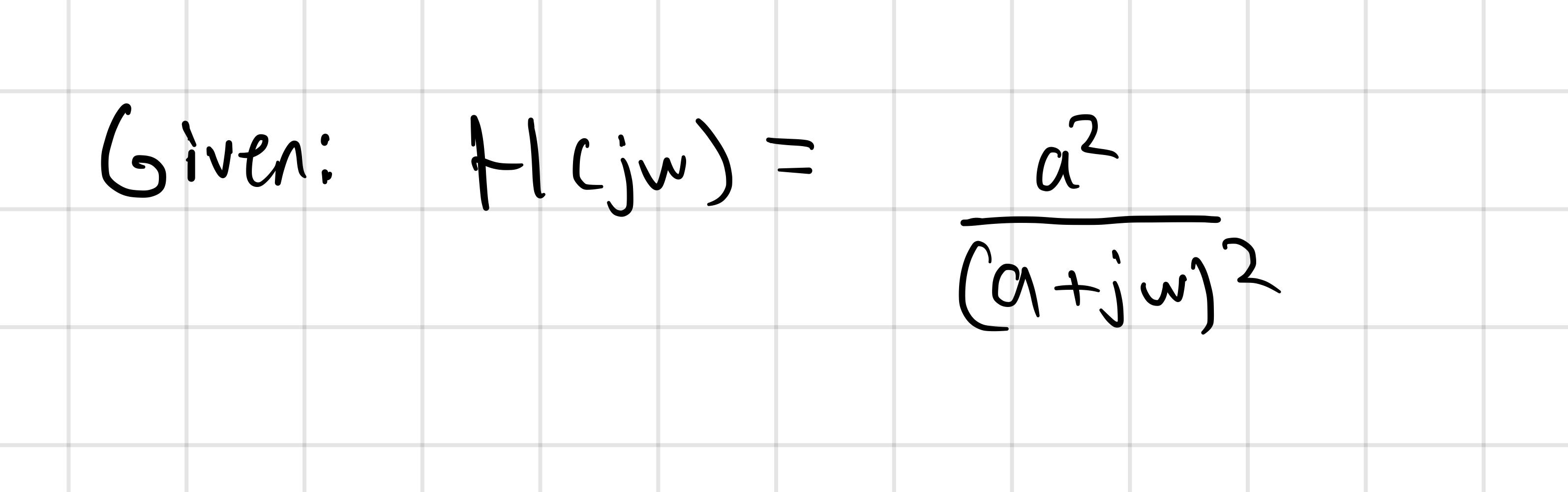 Solved 2. Observe that H(jω) in Problem 1 is a complex | Chegg.com