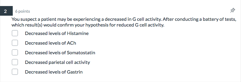 Solved 2 -DO 6 points You suspect a patient may be | Chegg.com