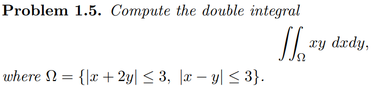 Solved Draw the region and show how to solve this double | Chegg.com