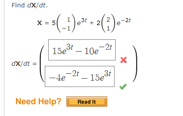 Solved Find dX/dt. | Chegg.com