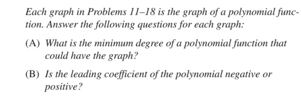 Solved Each graph in Problems 11-18 is the graph of a | Chegg.com