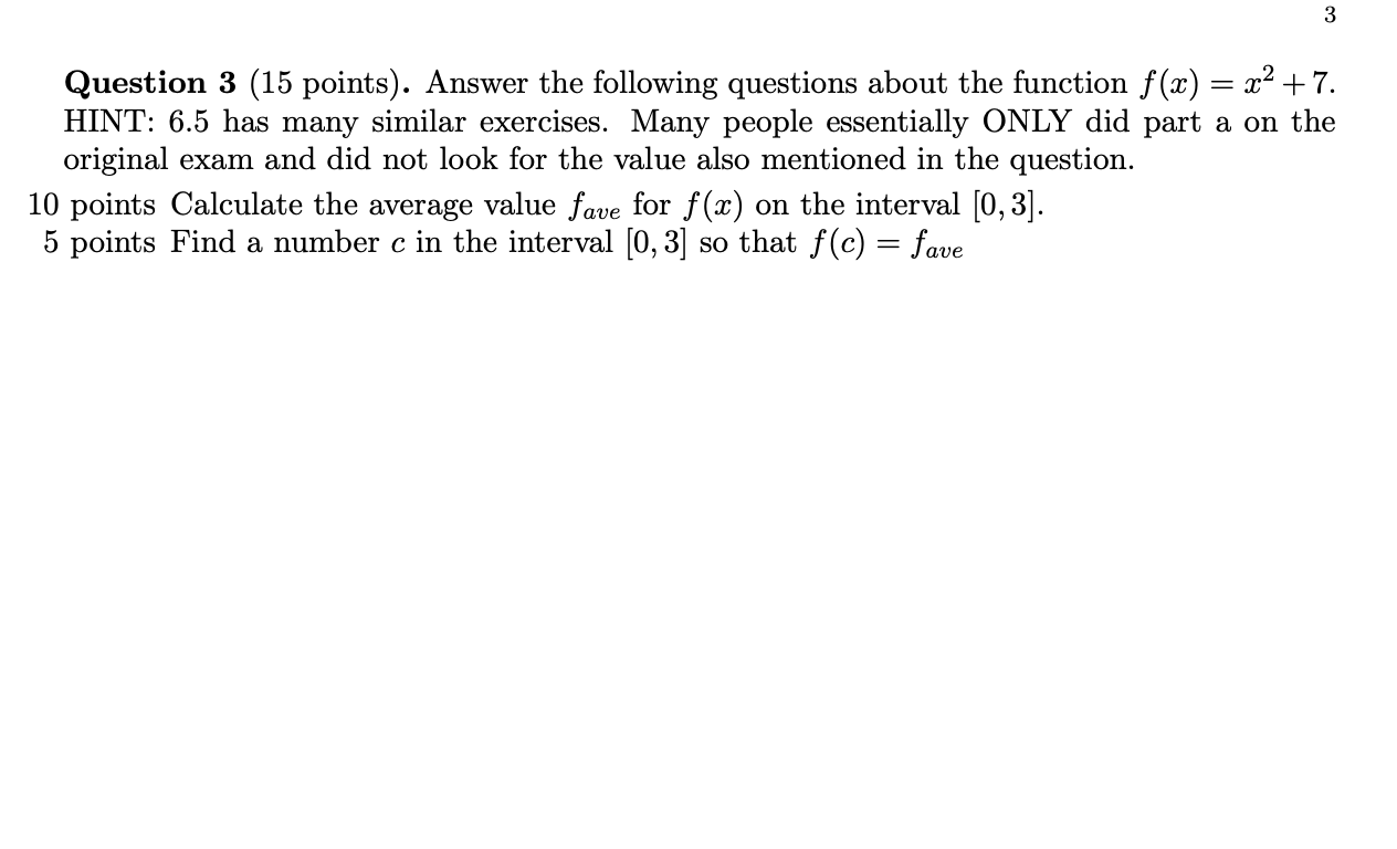 Solved Question 3 15 Points Answer The Following 