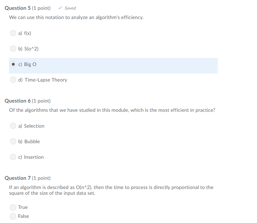 Solved Question 5 (1 point) Saved We can use this notation | Chegg.com