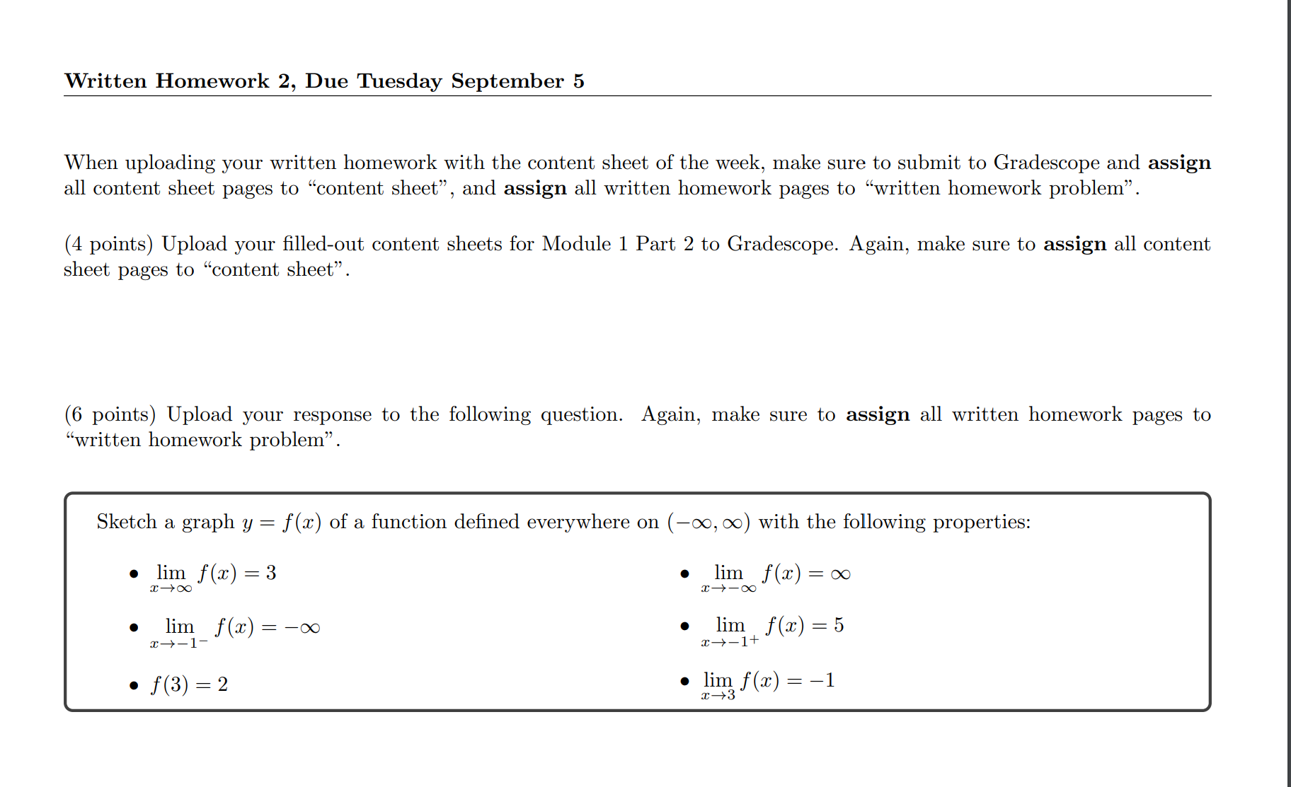 Solved When uploading your written homework with the content | Chegg.com