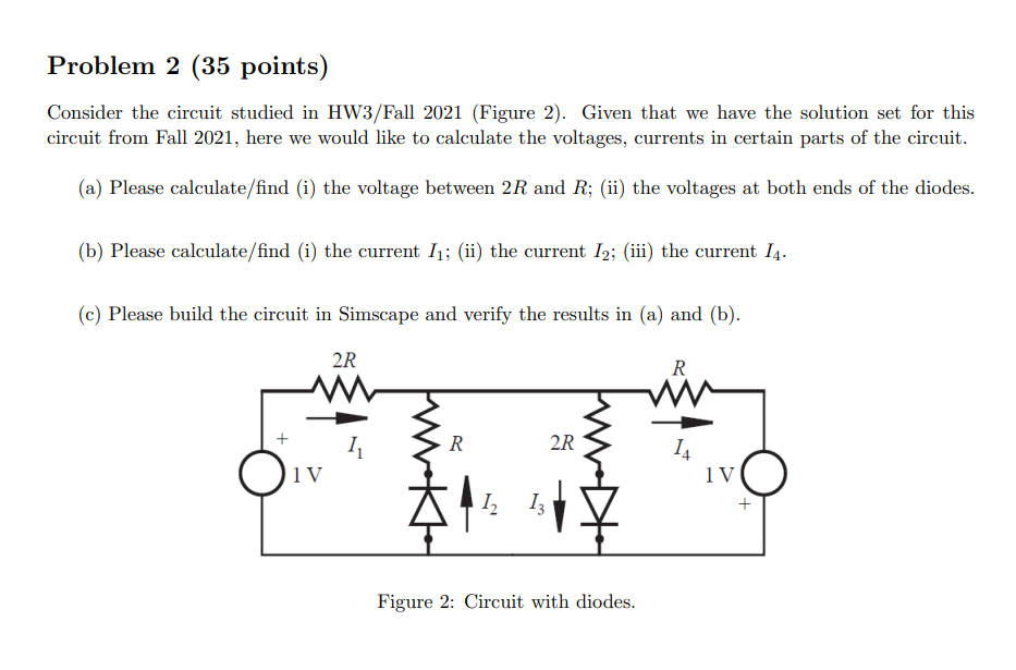 Solved Problem 2 (35 points) Consider the circuit studied in | Chegg.com
