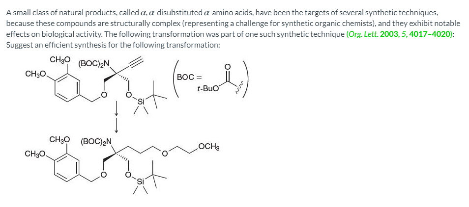 Solved A small class of natural products, called a, | Chegg.com