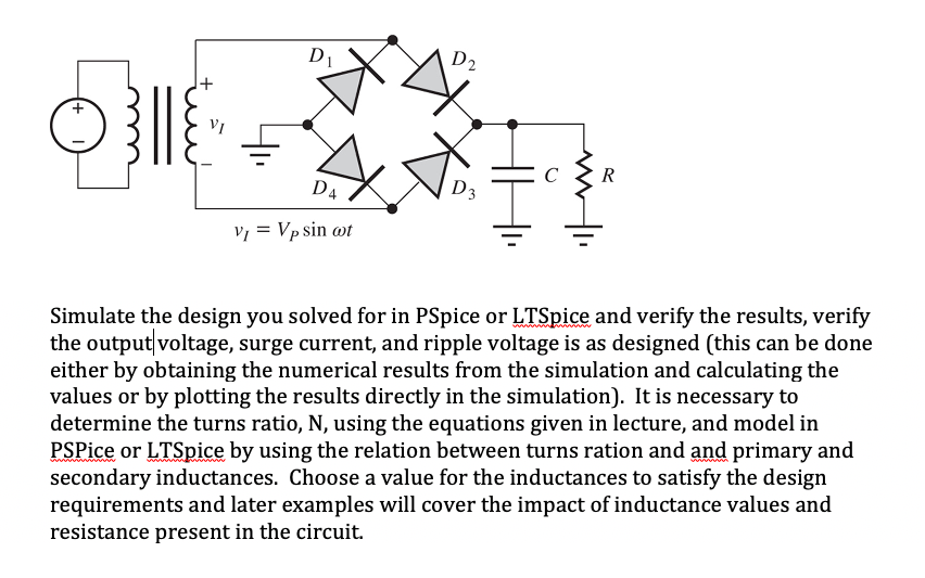 Solved Simulate the design you solved for in PSpice or | Chegg.com