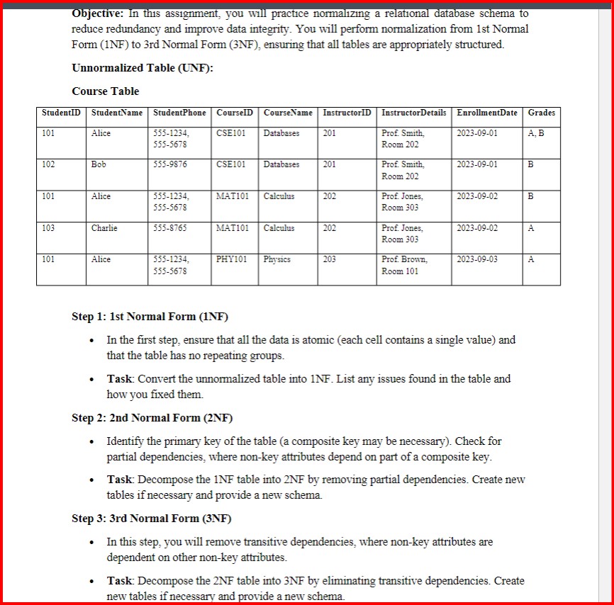 Solved Objective: In this assignment, you will practice | Chegg.com