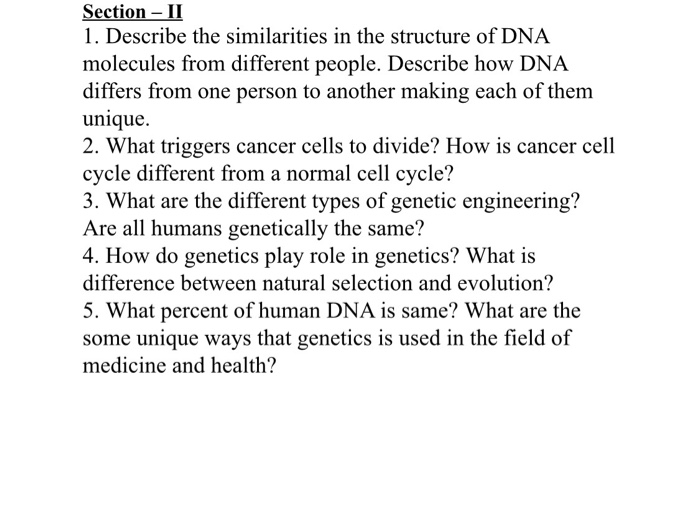 Solved 3. What are the different types of genetic | Chegg.com