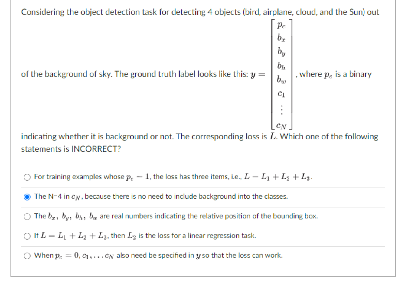 Solved Considering The Object Detection Task For Detecting 4 3016