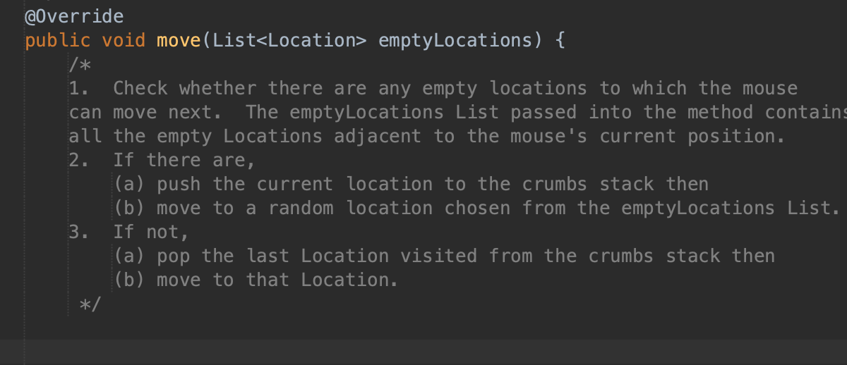 Solved Version 1 - Created 1/29/19 Step 5 - Make the mouse | Chegg.com