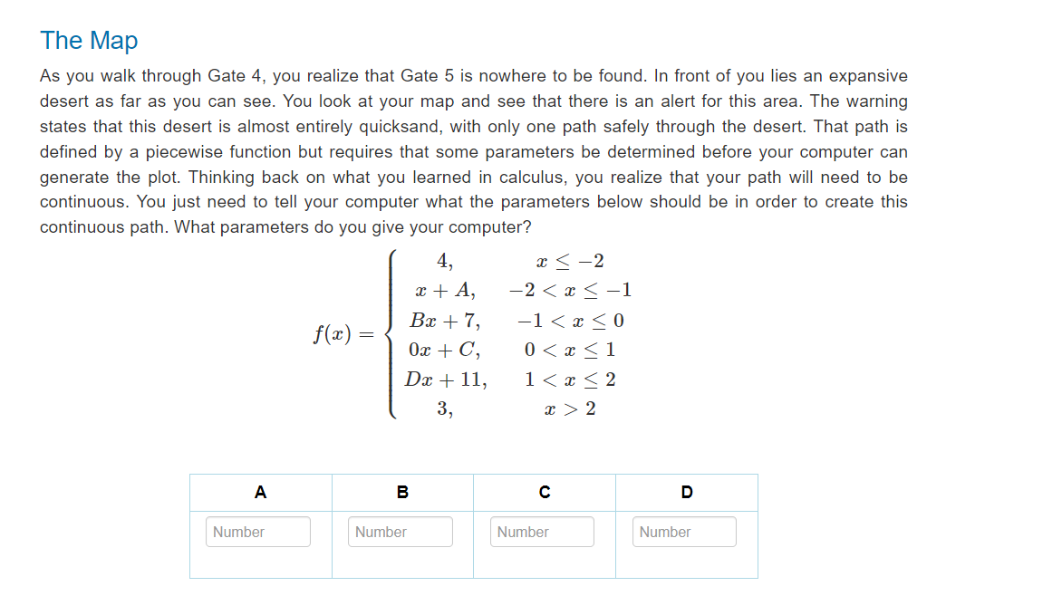 Solved The Map As you walk through Gate 4, you realize that | Chegg.com