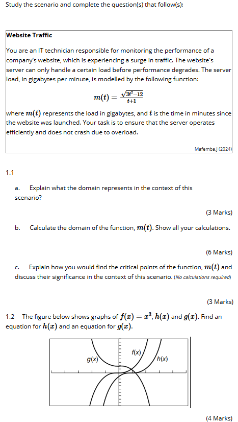 Solved Study the scenario and complete the question(s) ﻿that | Chegg.com