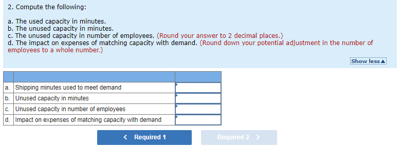 Solved Problem 7A-4 (Algo) Time-Driven Activity-Based | Chegg.com