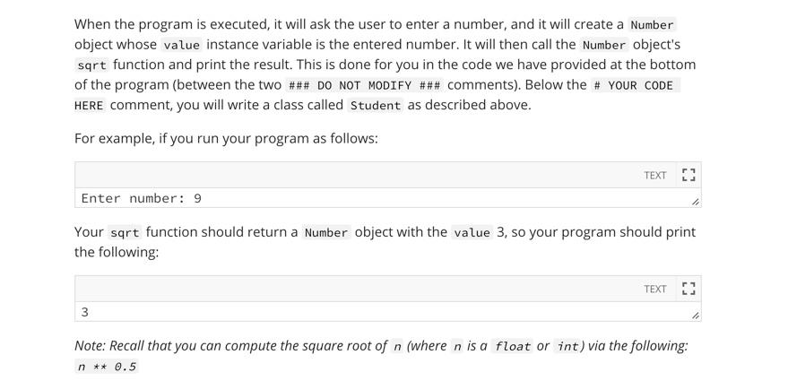 Solved 3 Description Part 4: Number In Python, we have two | Chegg.com