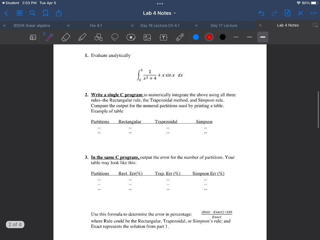 Solved Student 2:03 PM Tue Apr 5 80%