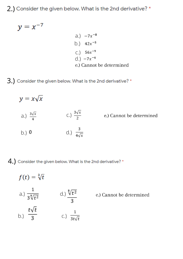 Solved Higher-Order Derivatives and the Chain Rule: | Chegg.com