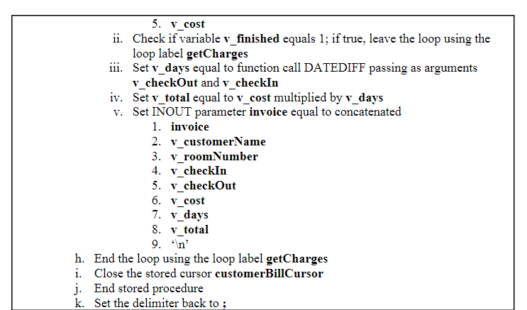Solved 1. Change to use the database hotel 2. Update the | Chegg.com