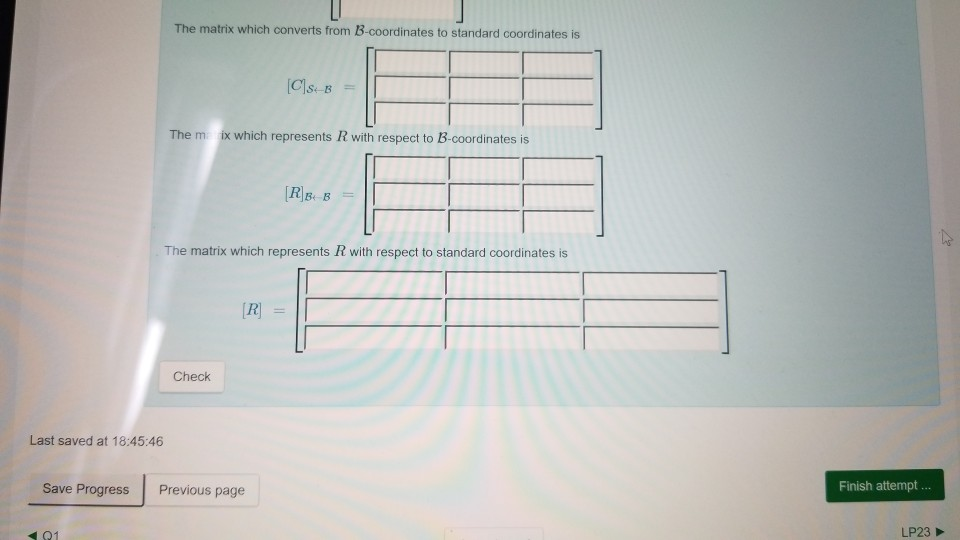 Solved Question2 Problem: Let R:R3 R3 be the rotation with | Chegg.com