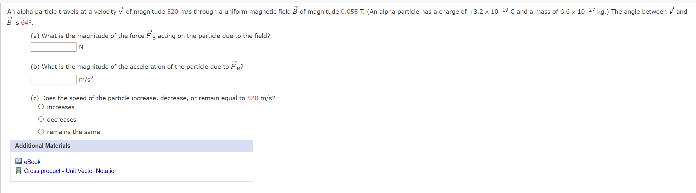 Solved B is 64∘. (a) What is the magnitude of the force FB | Chegg.com