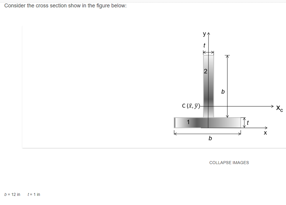 Solved Consider the cross section show in the figure below: | Chegg.com