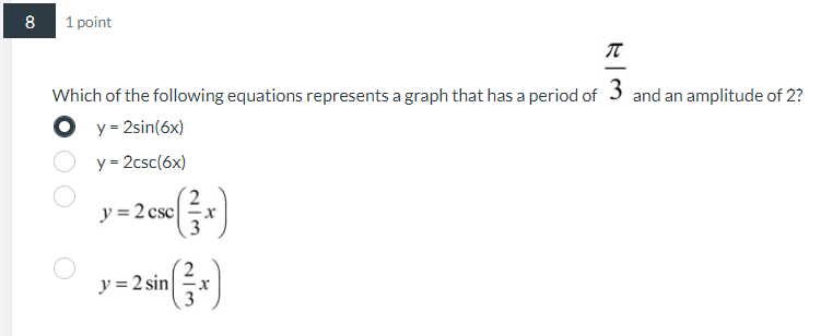 Solved 81 ﻿pointWhich of the following equations represents | Chegg.com