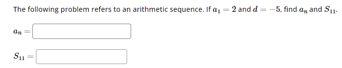 Solved The following problem refers to an arithmetic | Chegg.com