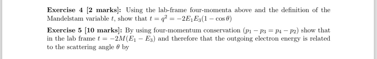 Solved Exercise 4 [2 marks]: Using the lab-frame | Chegg.com