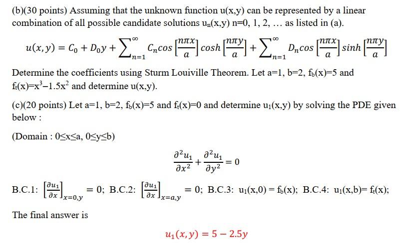 Find the steady state temperature distribution in a | Chegg.com