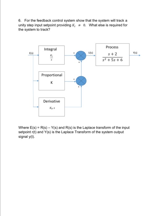 Solved For the following block diagrams calculate: a) The | Chegg.com