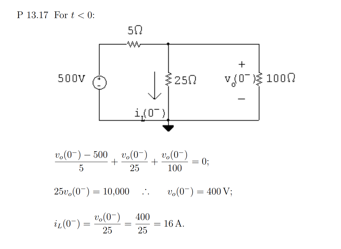Solved 13.17 The make-before-break switch in the circuit in | Chegg.com
