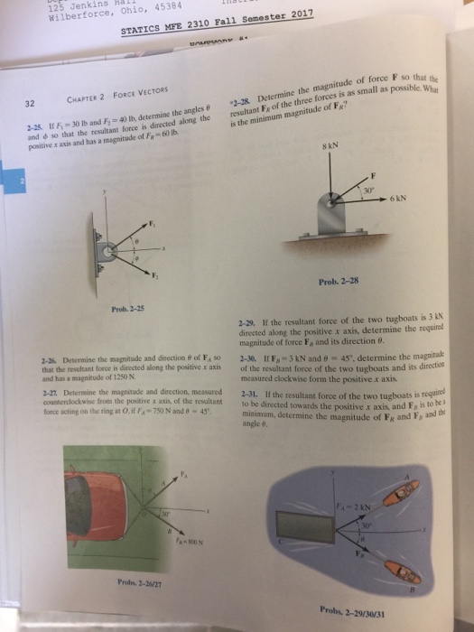 Solved Can you do F2-1, F2-3 , F2-5 , 2-3 , 2-13, 2.28 | Chegg.com