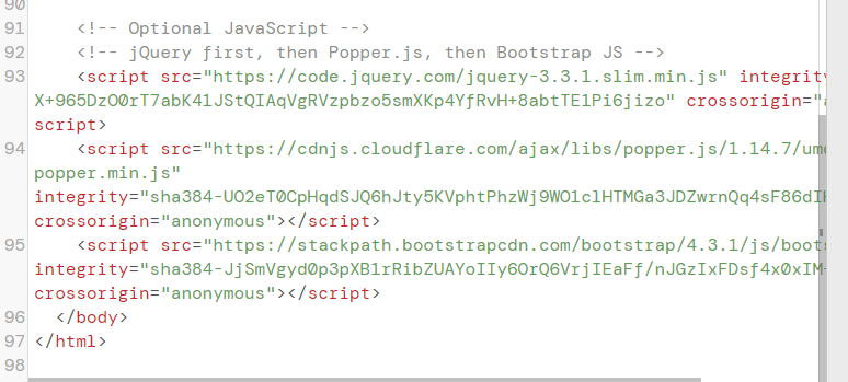 Solved Instructions Page 1 of 2 1 2 The index.html webpage | Chegg.com